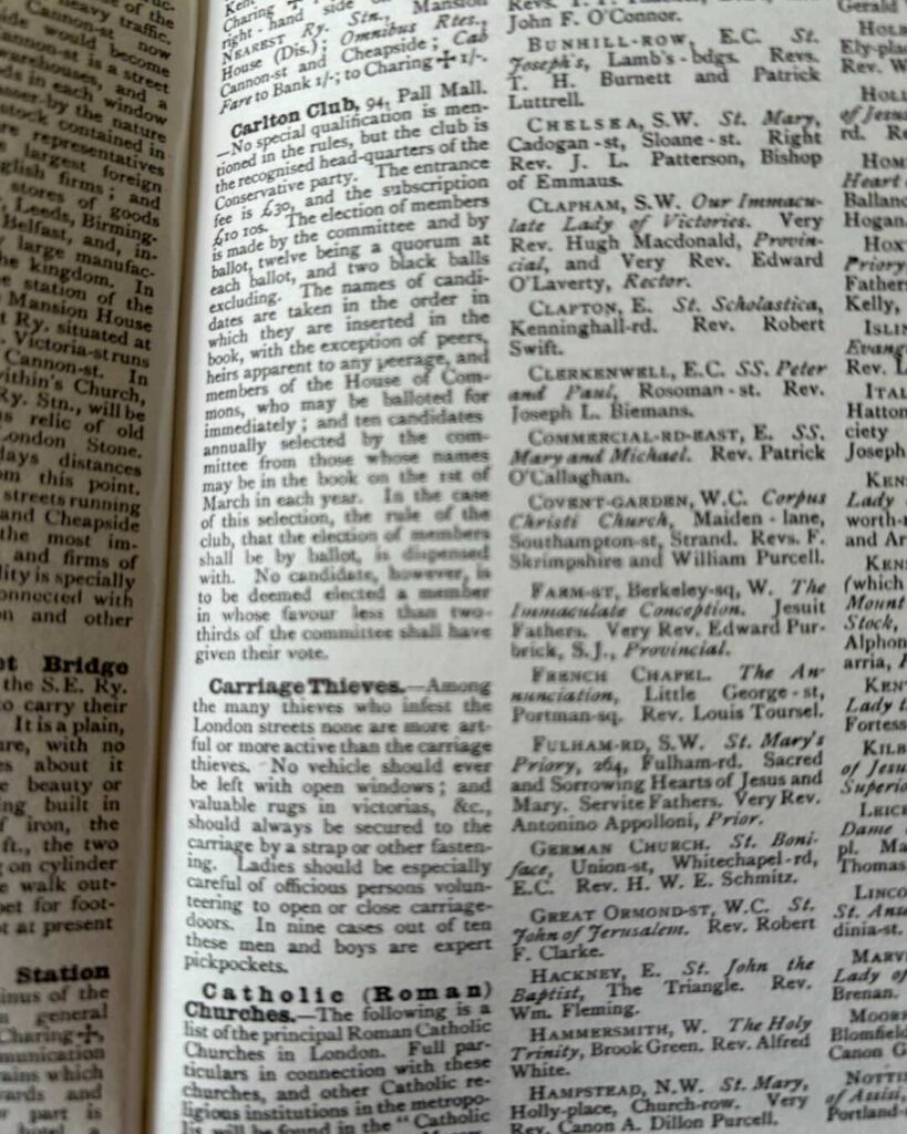 Book research: The Dickens's Dictionary of London - Emily Organ